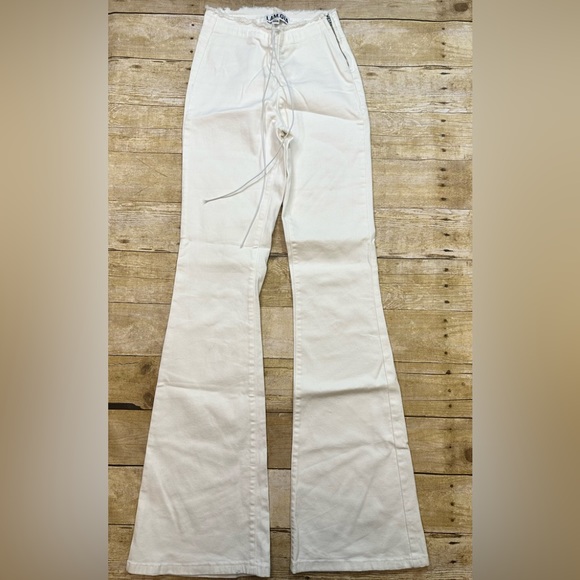 I.AM.GIA | Pants & Jumpsuits | Nwot Iam Gia White Flare Leg Pant In ...